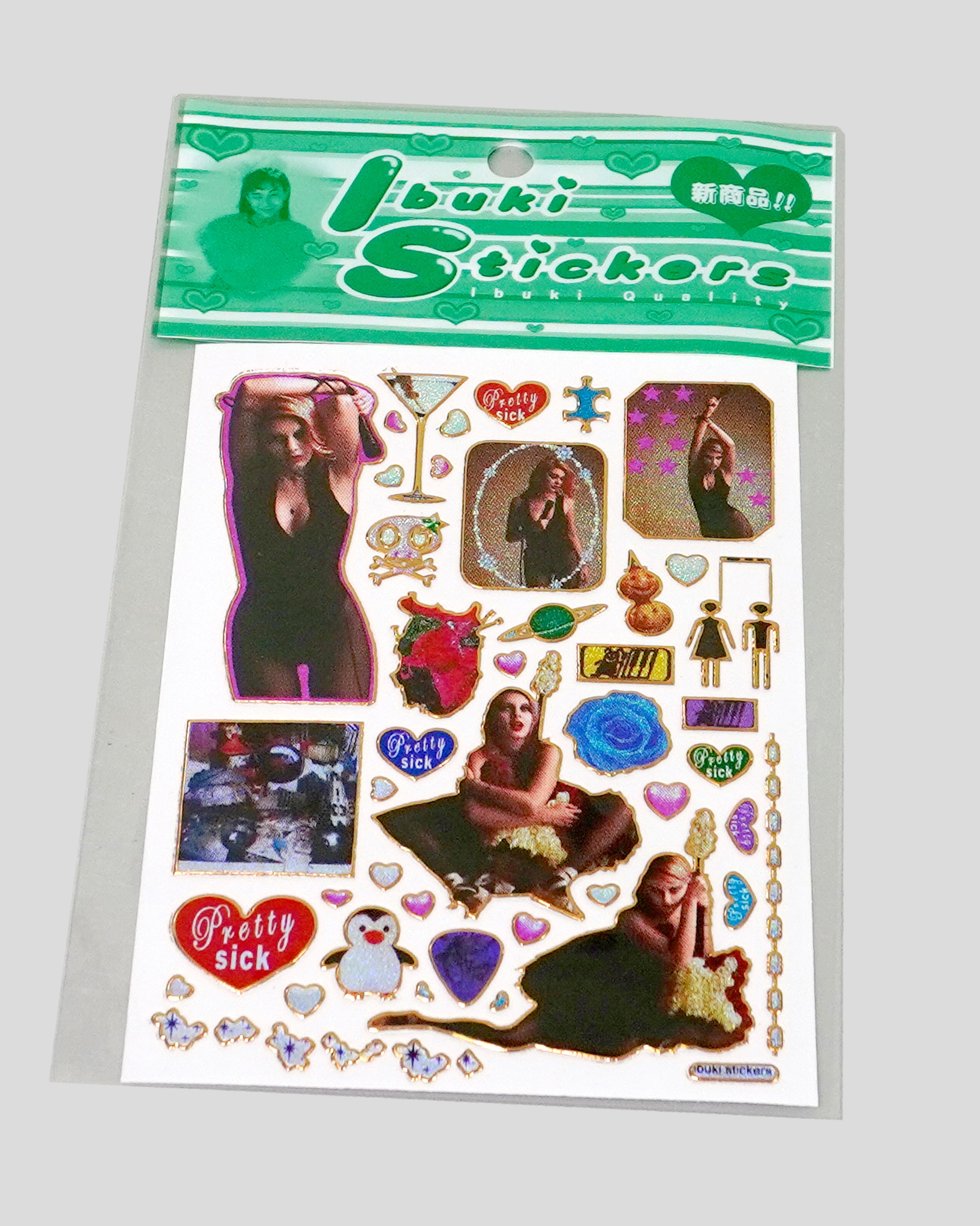 PS by Pretty Sick x Ibuki Sticker Sheet – Café Forgot